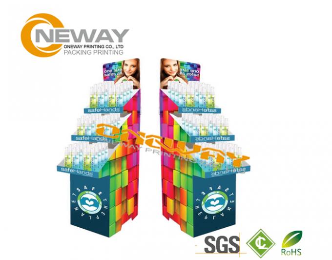 Professional Supply Popular Pop Up Cardboard Display Stands 5 layers