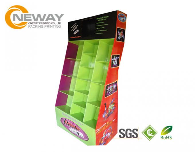 Paper Cardboard Retail Display Stands With Art Paper , Cardboard Shop ...