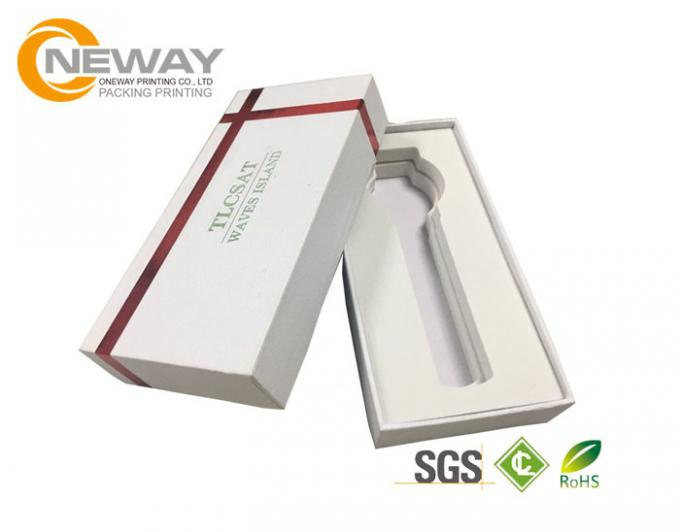 Recyclabel Custom Printed Electronics Packaging Boxes , Folding Hard Cardboard Box